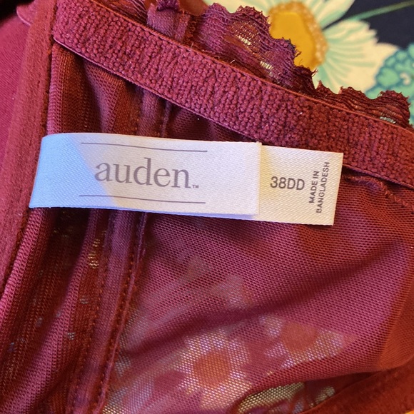 Auden | Intimates & Sleepwear | Plus Size Auden 38dd Burgundy Demi ...